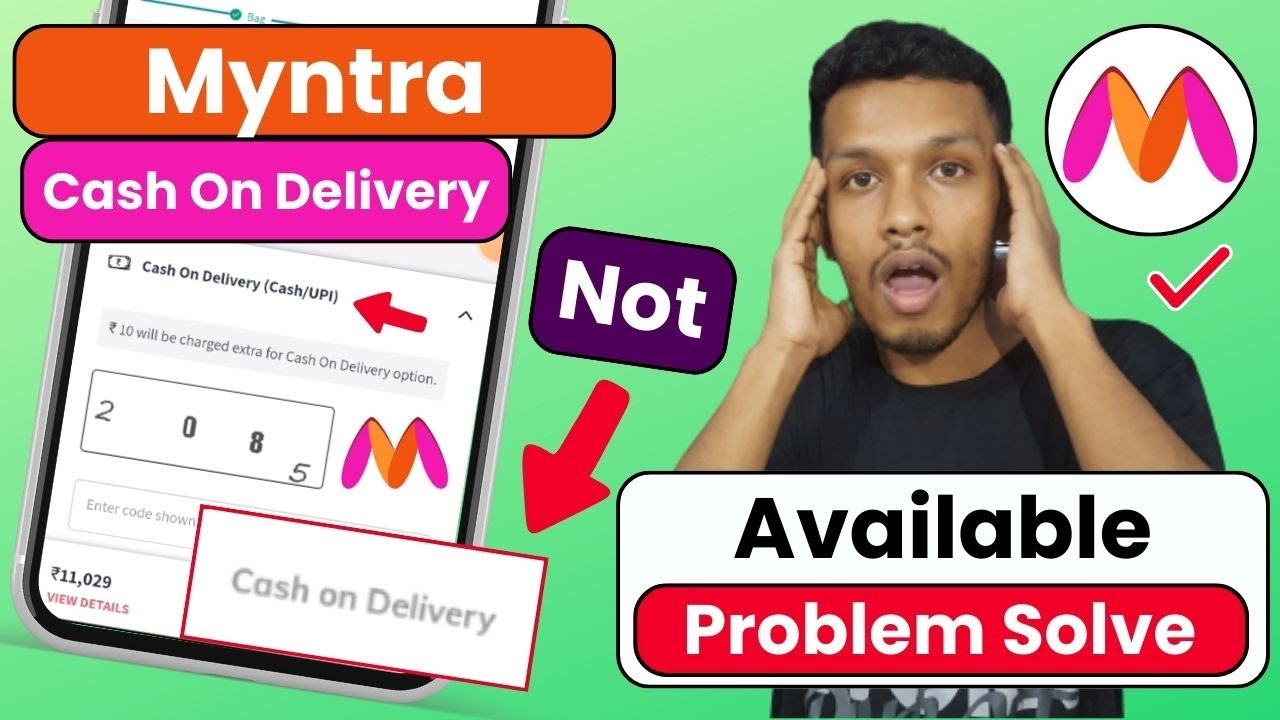Myntra cash on delivery not available (100% Fix) | myntra cash on ...