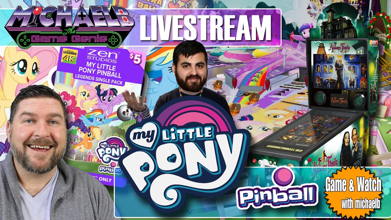 My Little Pony Pinball AtGames Legends Pinball 4k Live Gameplay & First ...