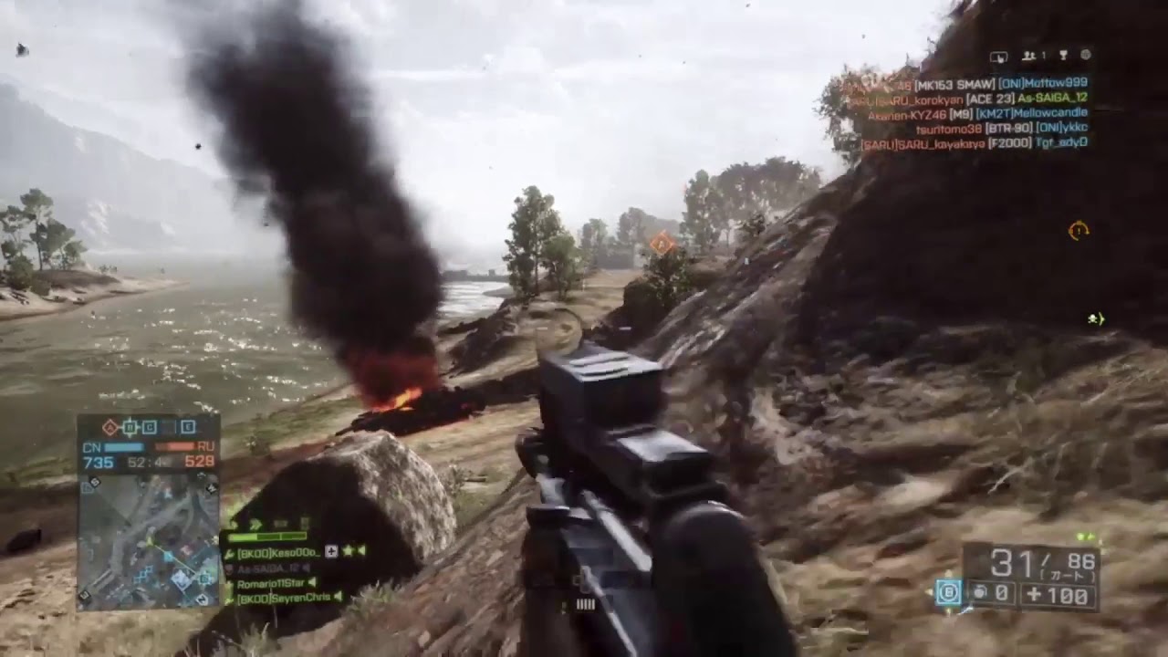 BF4 Japanese player Lancang Dam #2 - YouTube