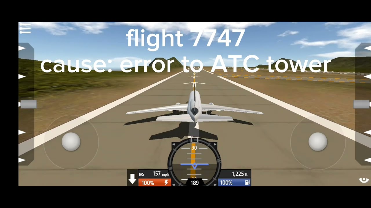 Plane crashes in simple flight - YouTube