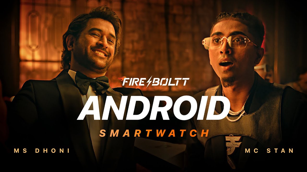 Fire-Boltt Android smartwatch - Dream | feat MS Dhoni & MC Stan | # ...