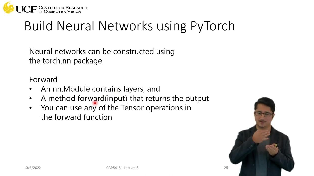 Lecture 8.2: Pytorch Tutorial [Model Training] - YouTube