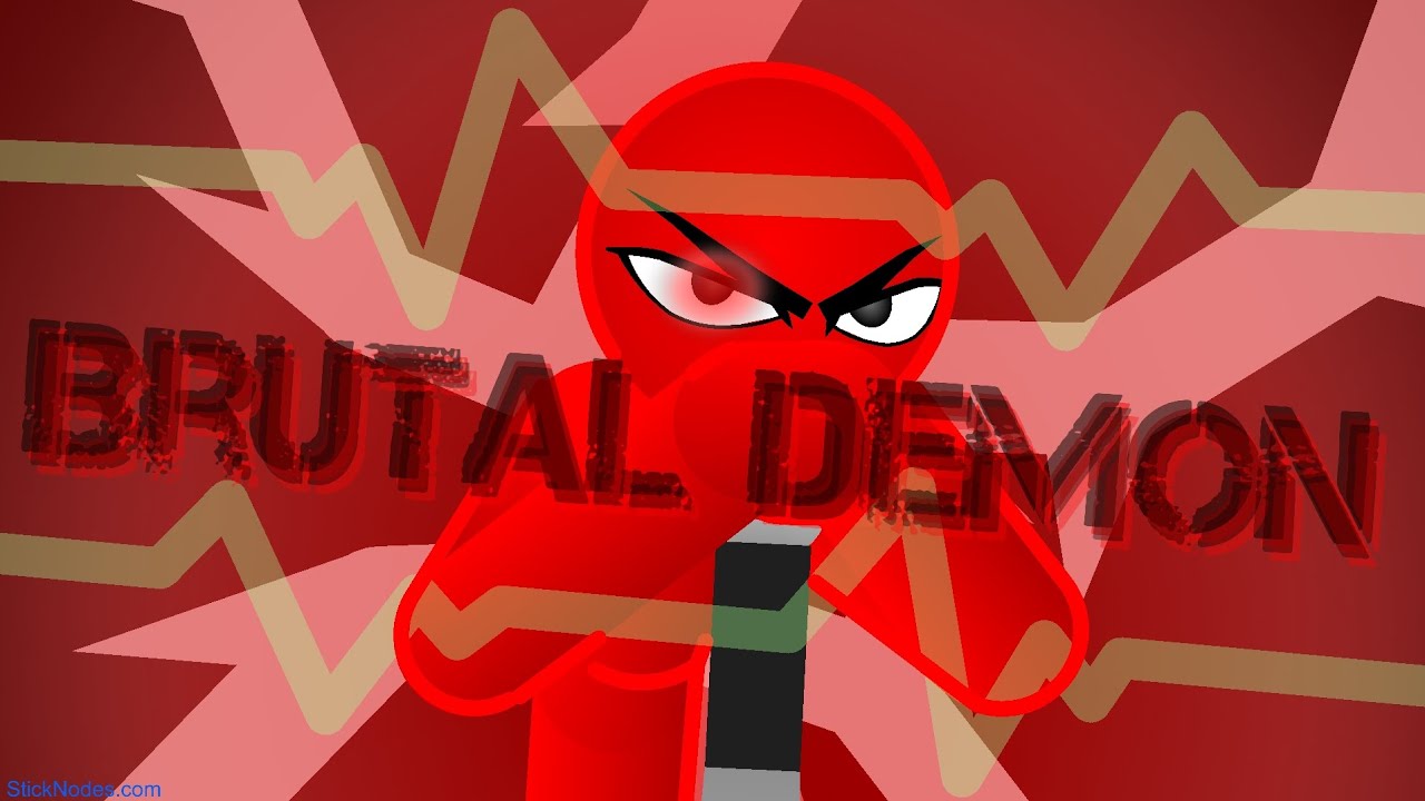 Brutal demon moveset in stick nodes (remastered) - YouTube