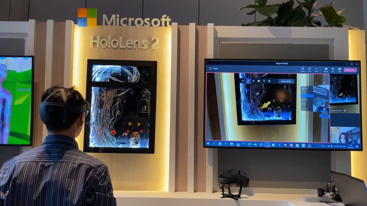 Dynamics 365 Remote Assist on HoloLens 2 - YouTube
