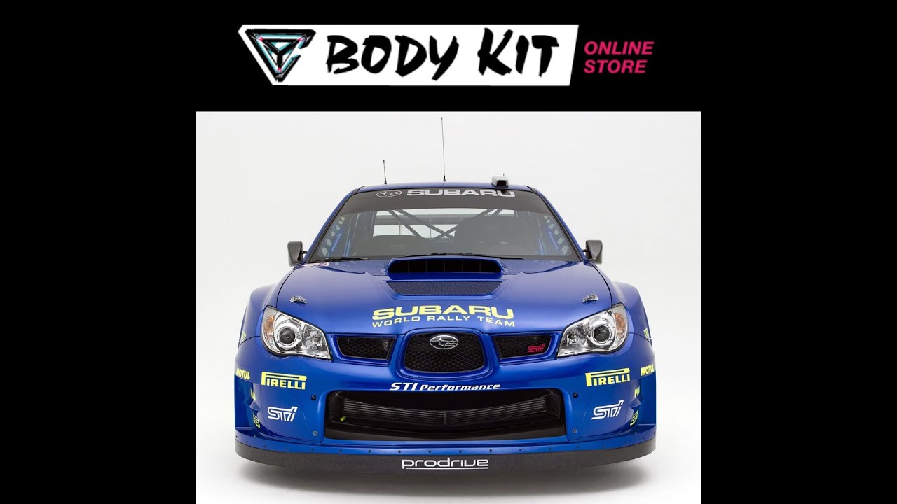 Front bumper Prodrive WRC Subaru Impreza WRX STI GD GG - YouTube