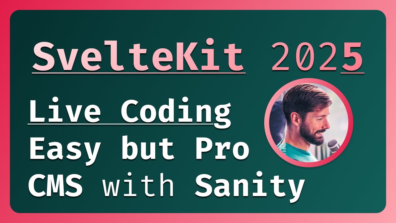 SvelteKit 2025 ️ Dynamic Data! CMS with Sanity.io 🏋️‍♂️ Gainzatron Part 3 🔴 LIVE Coding & Chill ...