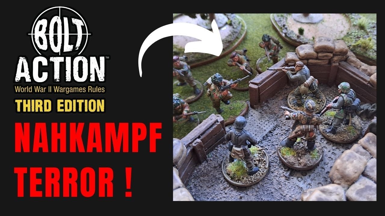 😮 Bolt Action 3 Edition! Battlereport Sniper und Nahkämpfe was ändert ...