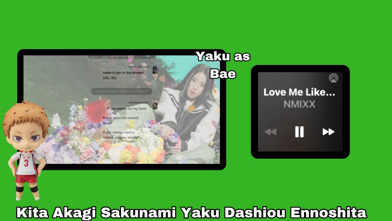 Haikyuu Texts || Haikyuu x Nmixx || Love me like this - YouTube