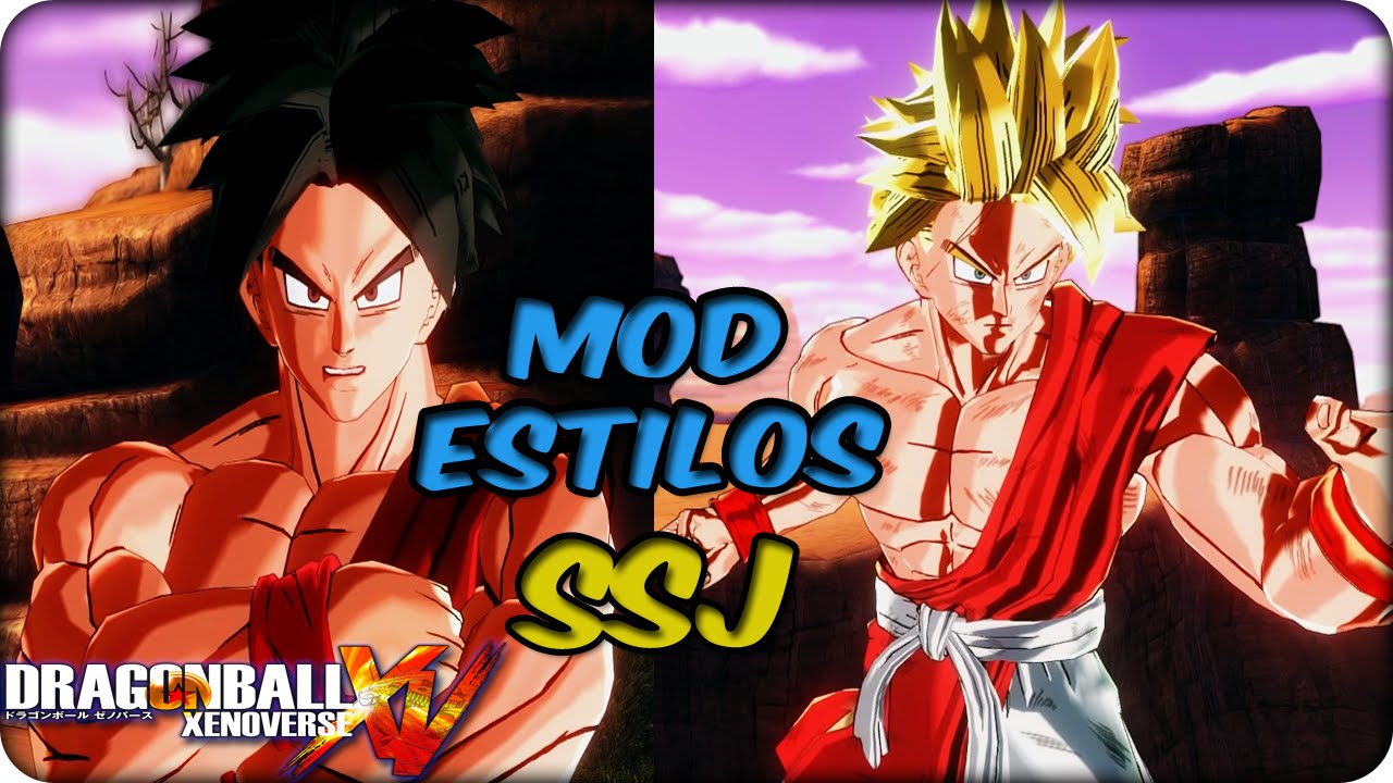 Dragon Ball Xenoverse:Estilos de pelo Super saiyan [MOD] - YouTube