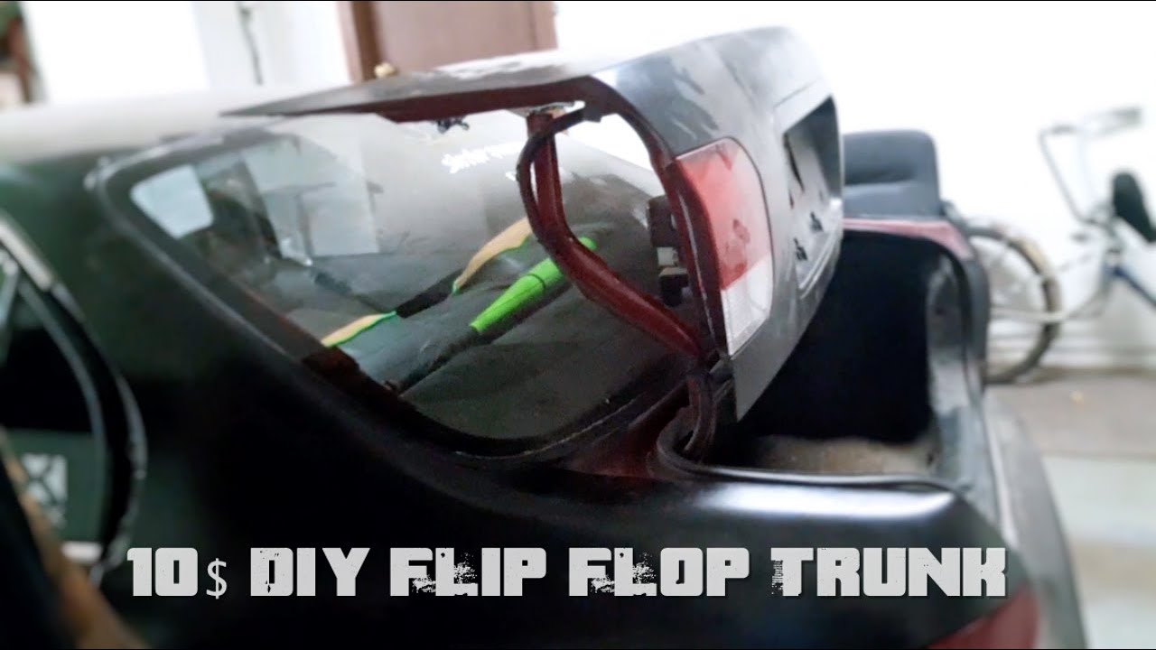 DIY Flip-Flop Trunk (Step By Step) - YouTube