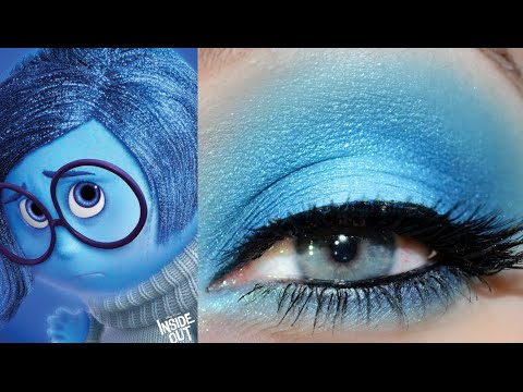 PIXAR'S INSIDE OUT- Sadness Inspired Makeup Tutorial - YouTube