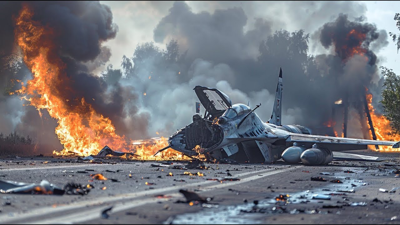 13 minutes ago! Russian Su-30 fighter jet shot down by Ukraine - YouTube