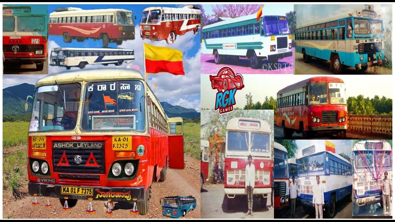 ksrtc nwkrtc nekrtc | old karnataka bus | red bus | ksrtc old tata ...