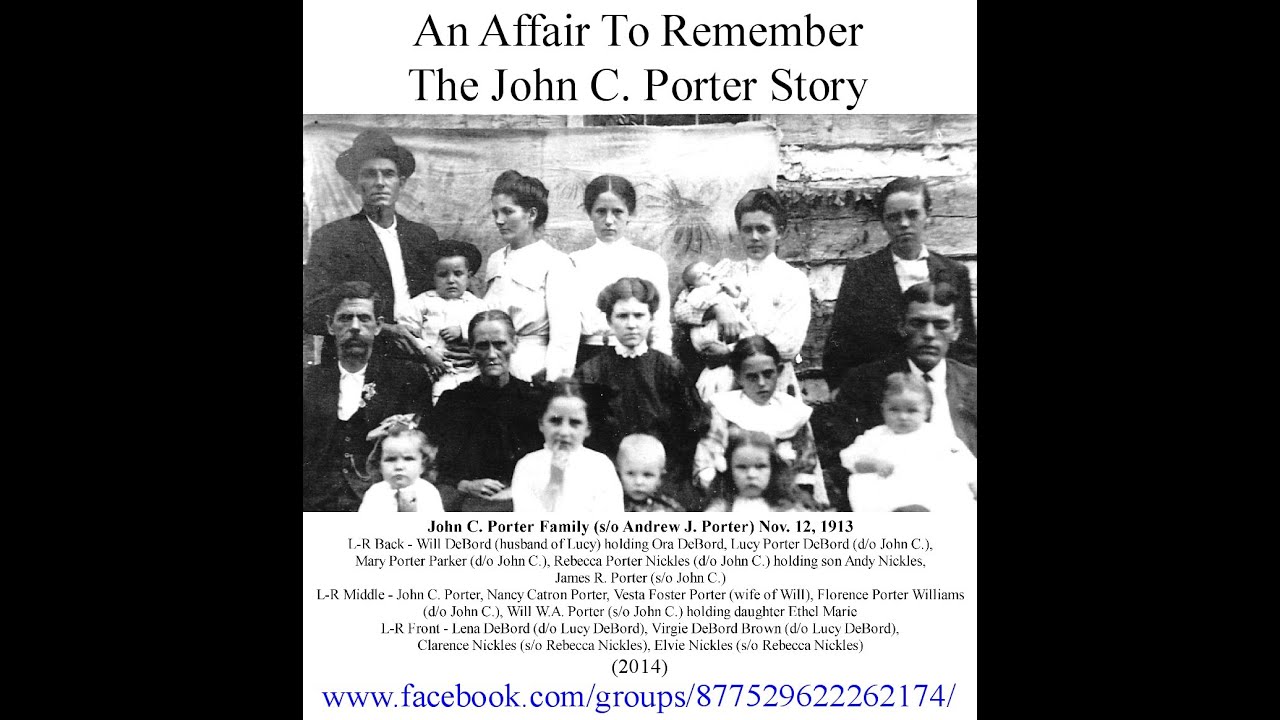 An Affair to Remember - The John C. Porter Story - YouTube