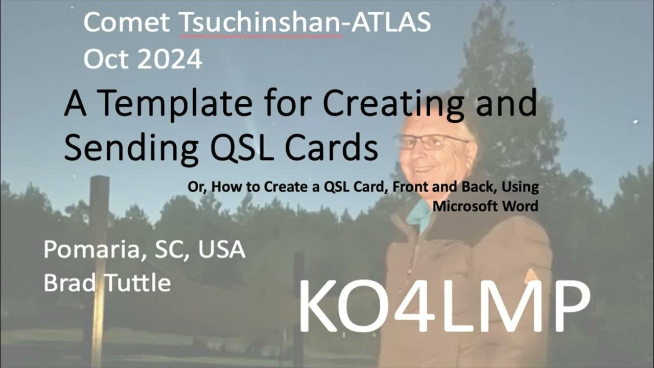 How to Create QSL Cards Using Microsoft Word - YouTube