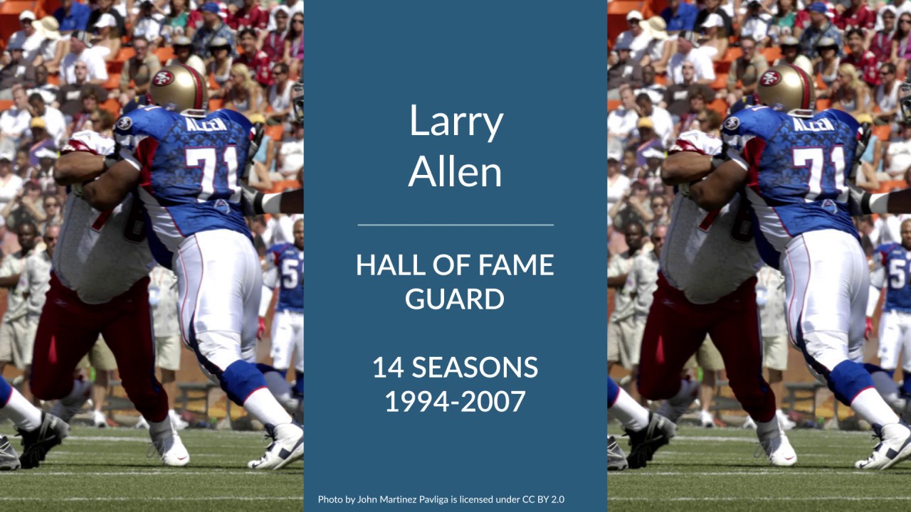 Larry Allen: Hall of Fame Football Guard - YouTube