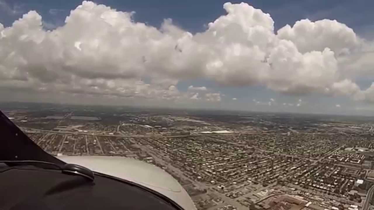 Beautiful flight from San Andros to KFXE in BN2P. GoPro.Tropic Air ...