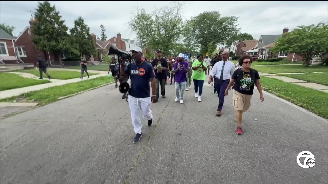 Community marks one year since 21 people were shot at Detroit block ...