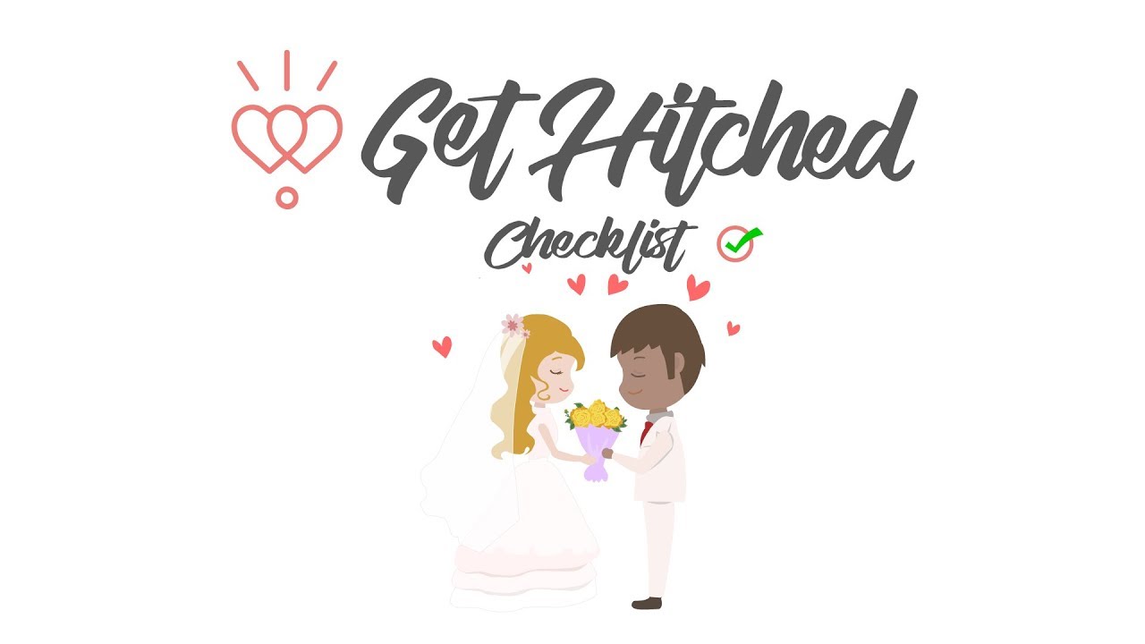 Get Hitched Wedding Checklist | Everything in one place - YouTube