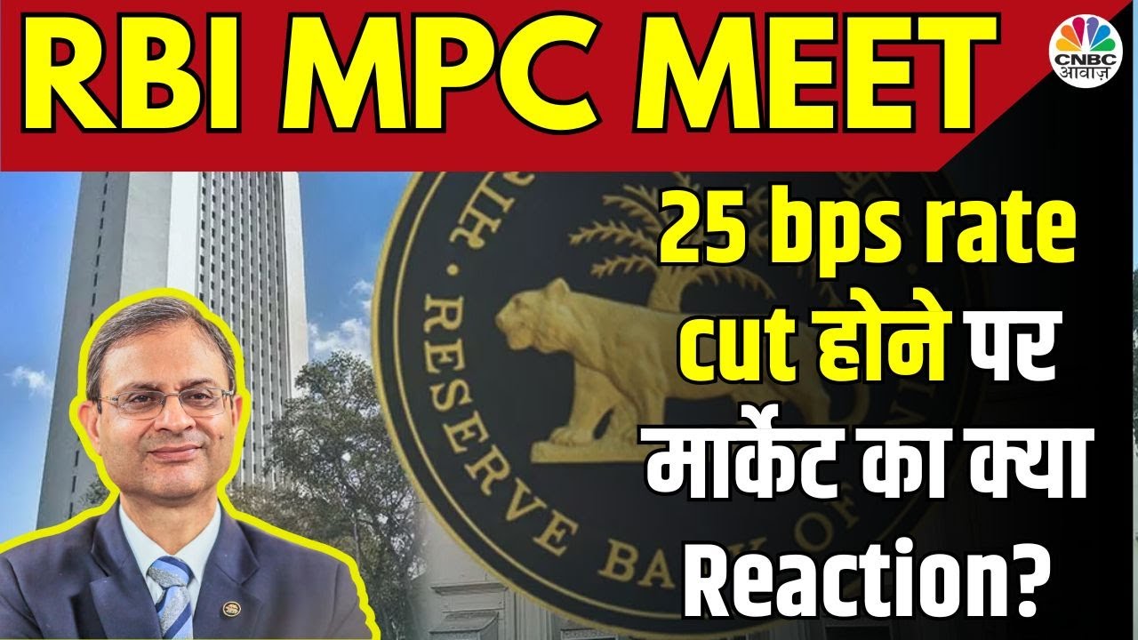 RBI Cuts Rate by 25 bps! | मार्केट बोलेगा Wow या Ouch? RBI Rate Cut पर ...