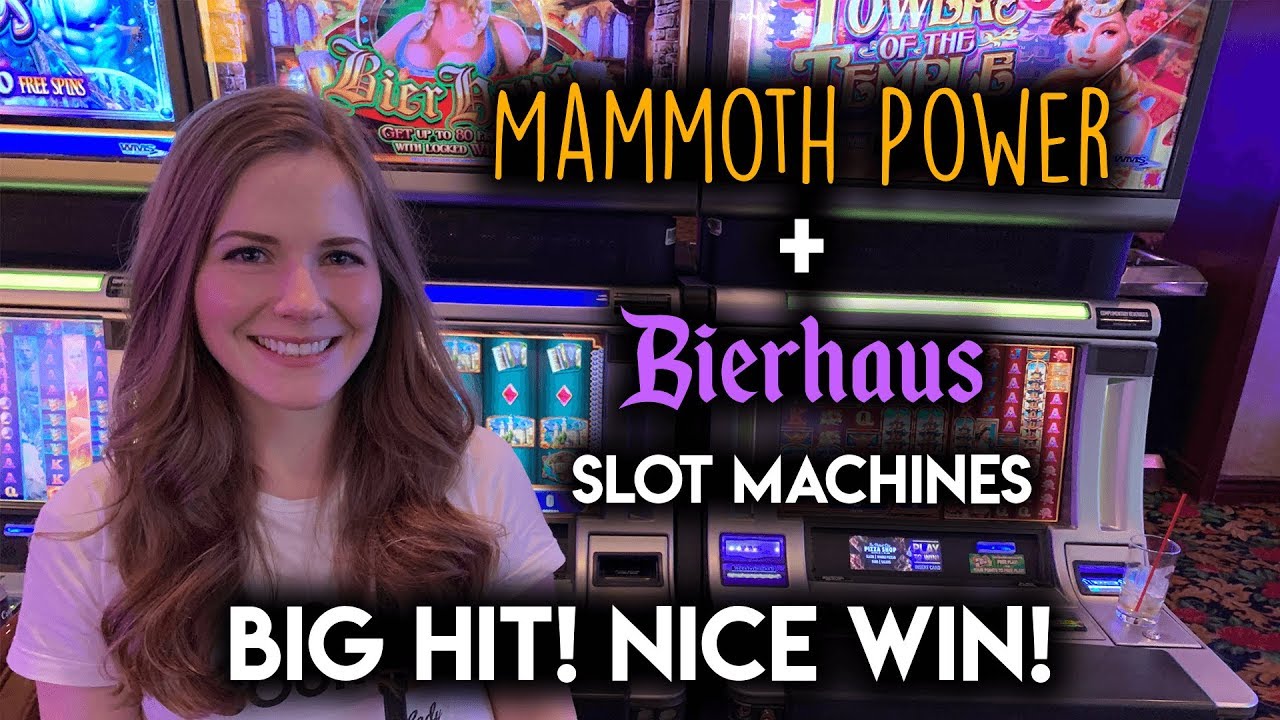 Mammoth Power + Original Bier Haus Slot Machine! Super Fast WIN! - YouTube