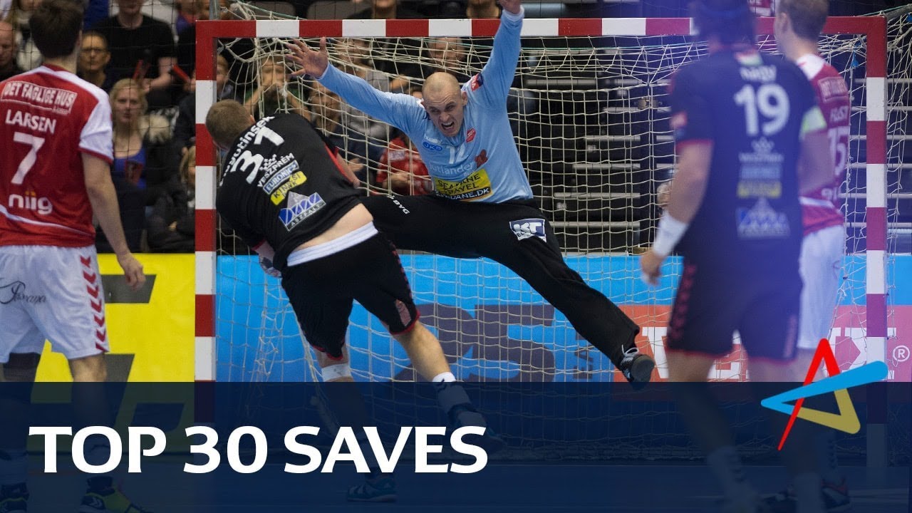 Top 30 handball saves of the 2017 VELUX EHF Champions League - YouTube