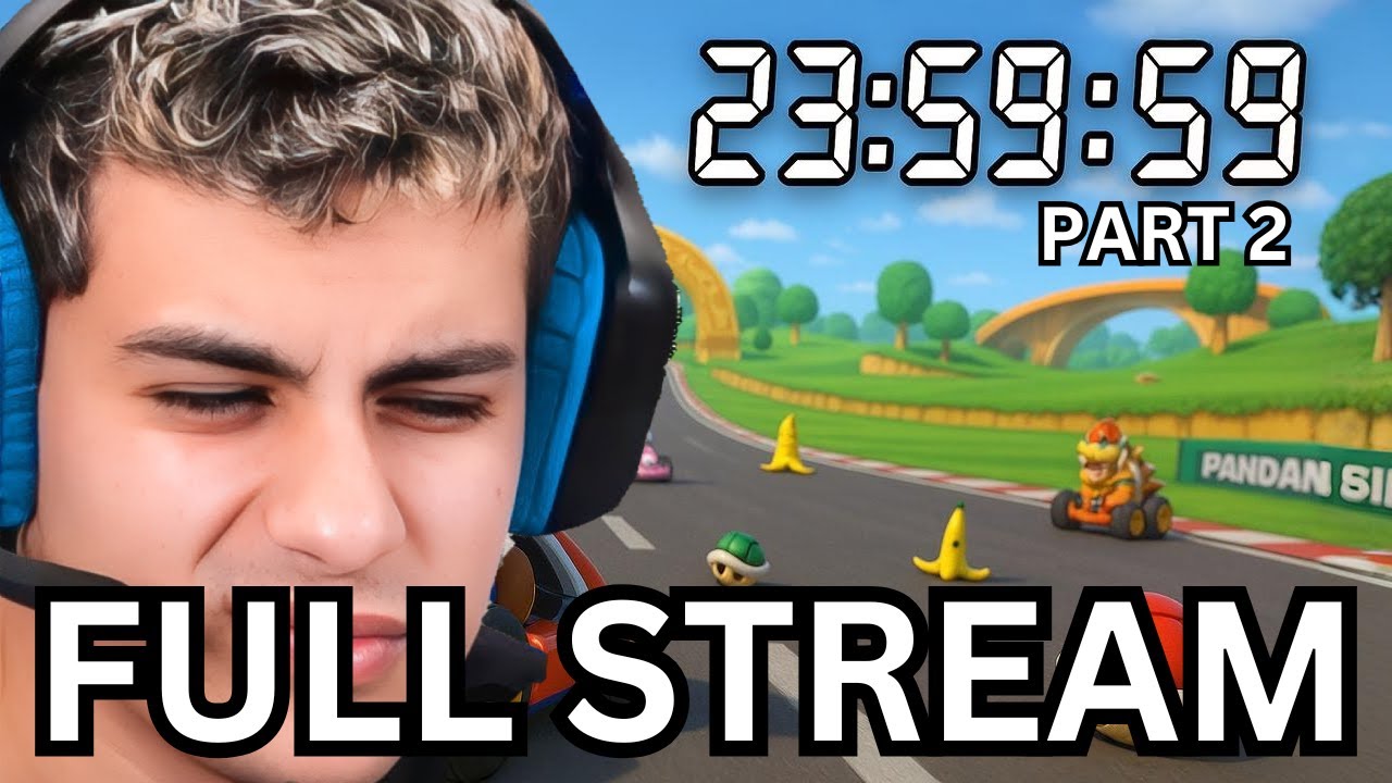 23 JUN - Not Ending Stream Until I Win In Mario Kart FULL STREAM! (Part ...