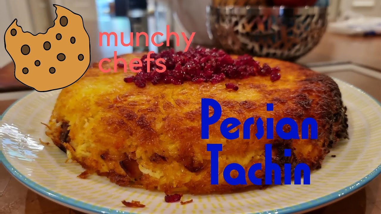 DELICIOUS Persian rice and chicken EASY Recipe - Tachin - YouTube