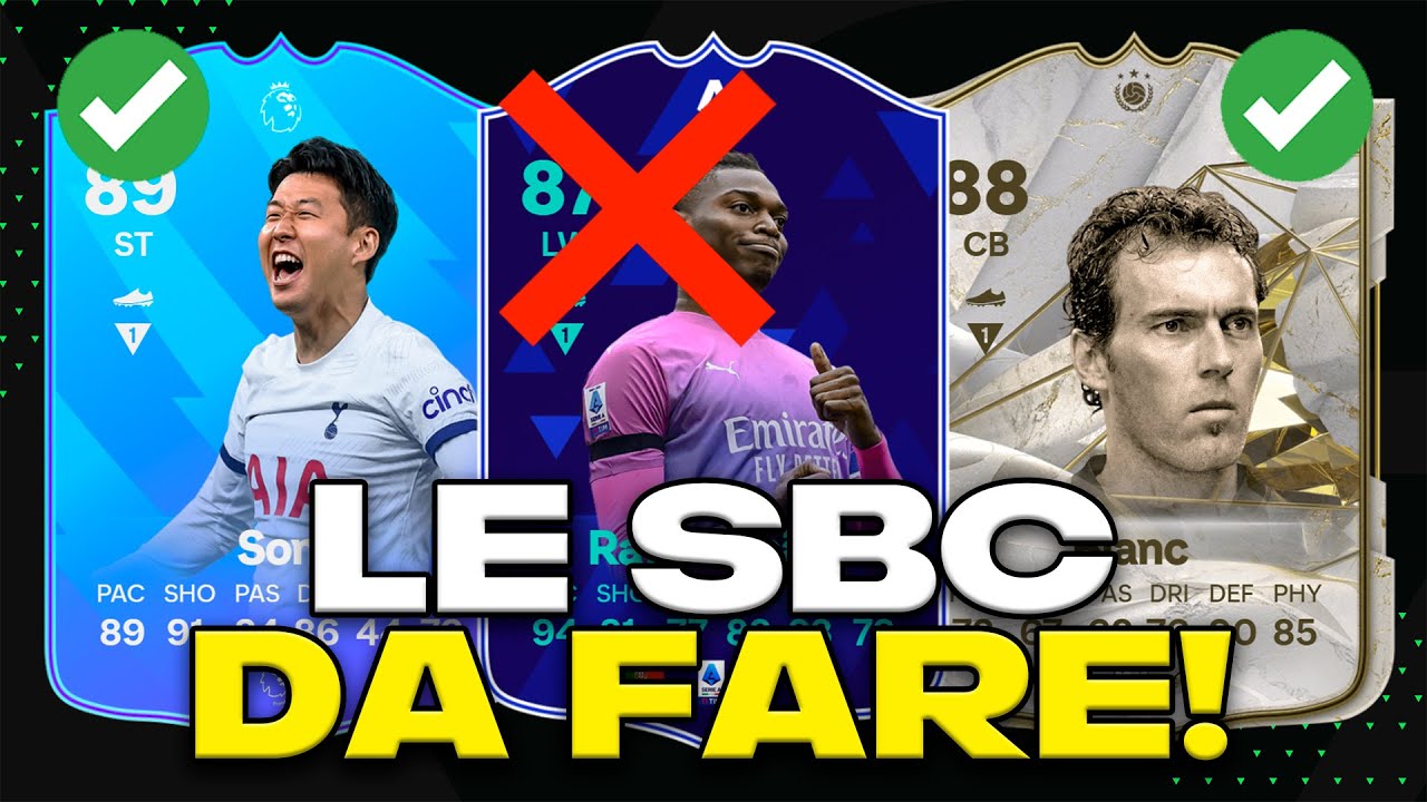 QUESTE SBC DI FC24 DEVI COMPLETARLE! | RECAP WL FC24 #2 - YouTube