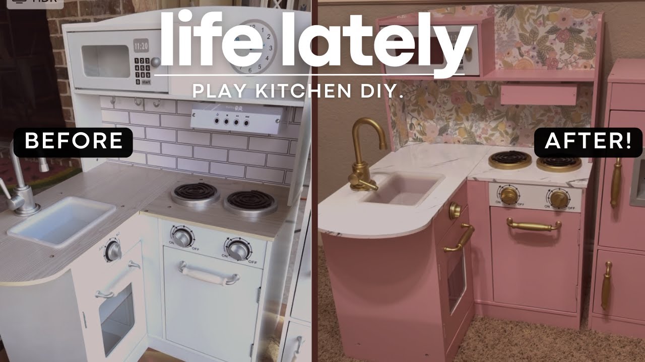 WEEKLY VLOG: Play Kitchen Makeover, I GOT BANGS!! + Watermelon ...