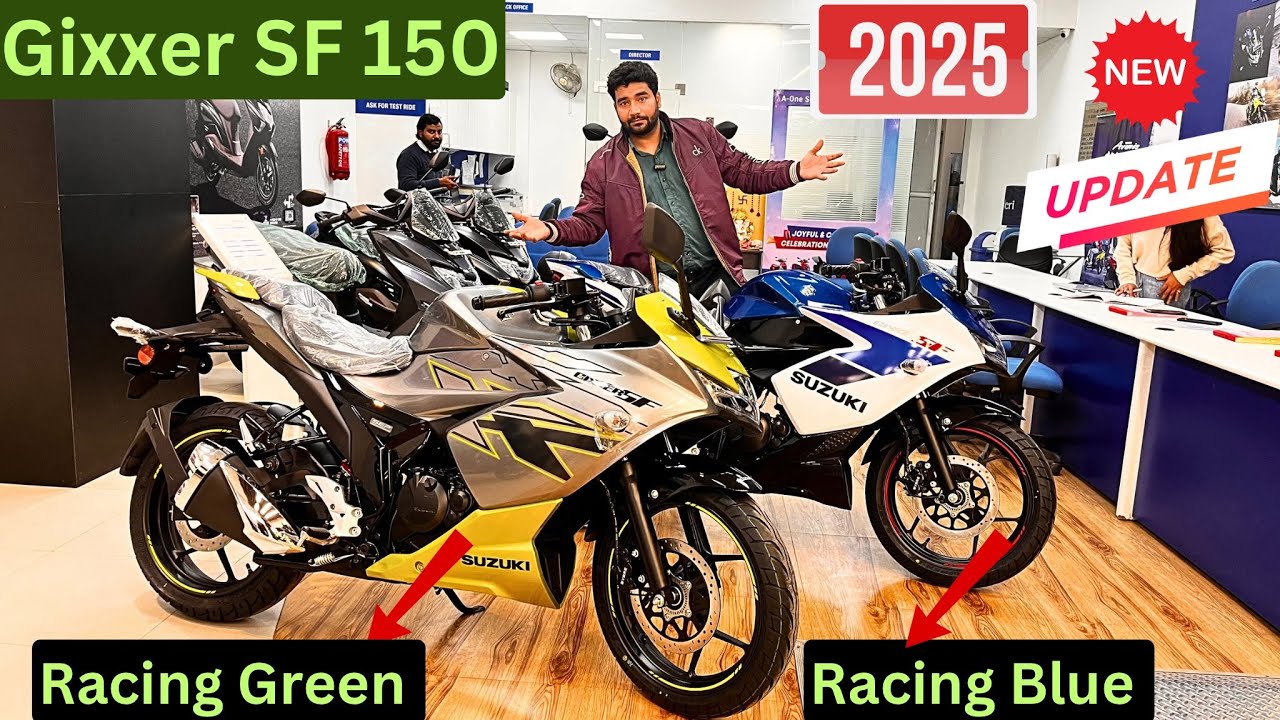 Finally Suzuki Gixxer SF 150 Launch 3 New Colours Variants On Road ...