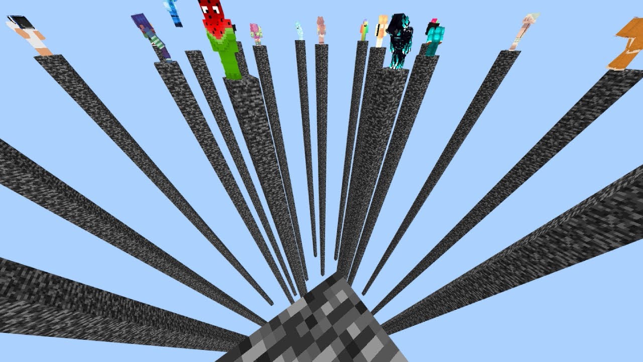 Minecraft Pillars of Fortune How To Win On Bedrock Map on Cubecraft - YouTube