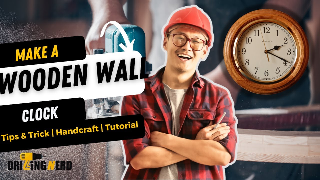 How to Make a Wooden Wall Clock? in 30 Minutes!! (Easy Tutorial) - YouTube