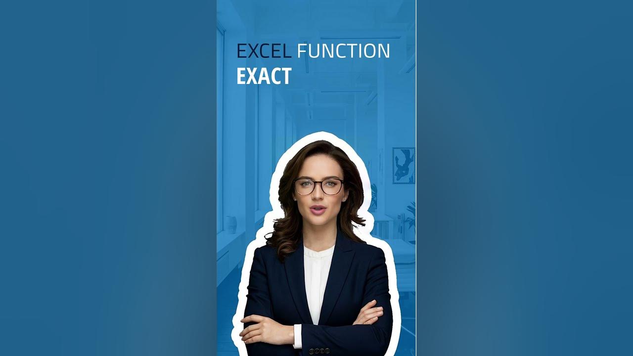 How to Use the EXACT Function in Excel for Data Consistency #excel #shorts - YouTube