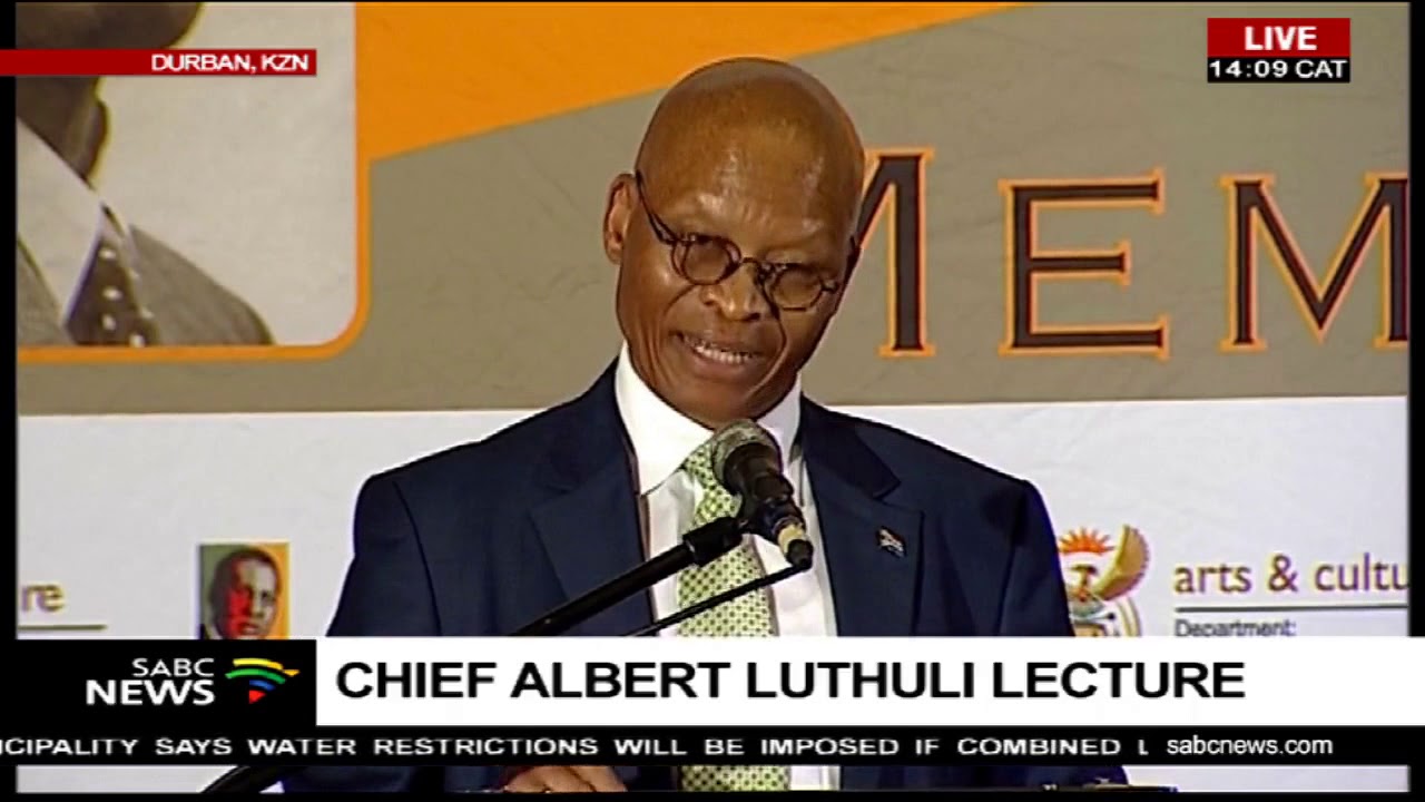 CJ Mogoeng Mogoeng keynote address at Luthuli Lecture - YouTube