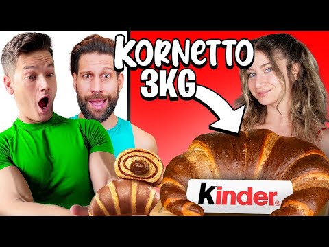 PREPARIAMO IL KORNETTO KINDER GIGANTE CON @ThomasHungry
