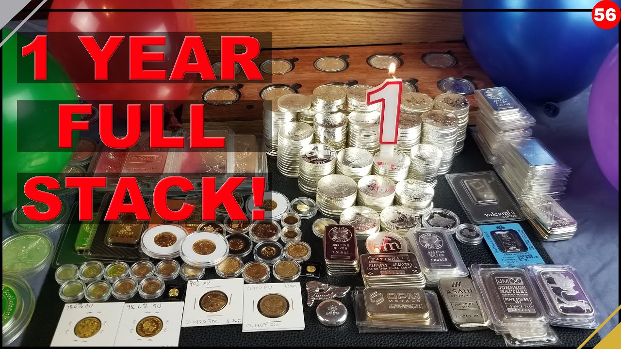 Full stack video! One year anniversary of stacking - Over 50,000$ worth ...