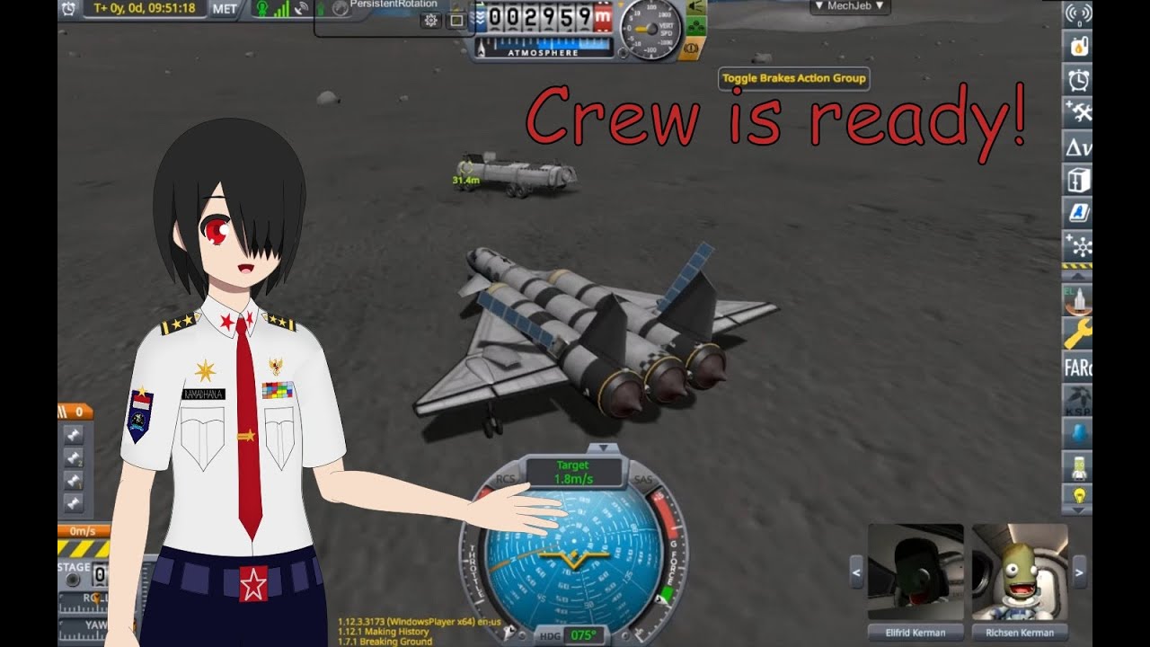 KSP 1.12.3 Sending Crew's to Rover Base on the Mun - YouTube