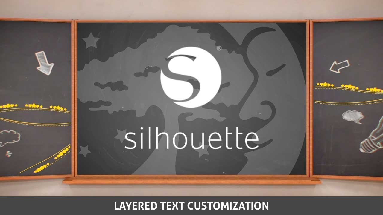 Layered Text Customization - Silhouette Studio - YouTube