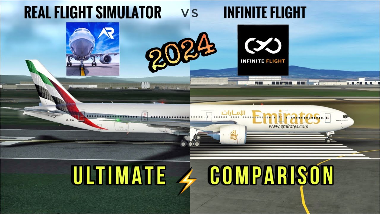 *PAID* Infinite flight VS Real Flight Simulator 2024| Which is Better ...