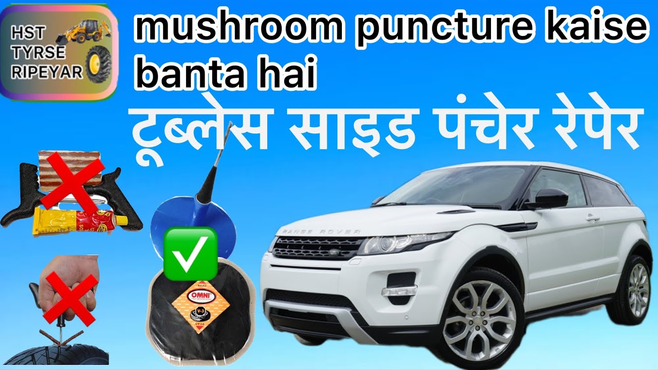 mushroom Puncture repair tubeless tyres puncture repair #msnoleja1 # ...