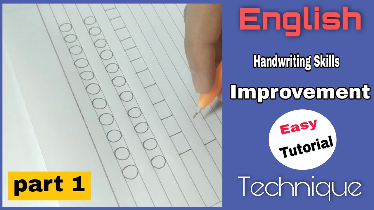 How to improve Handwriting Skills || Easy method to improve your ...