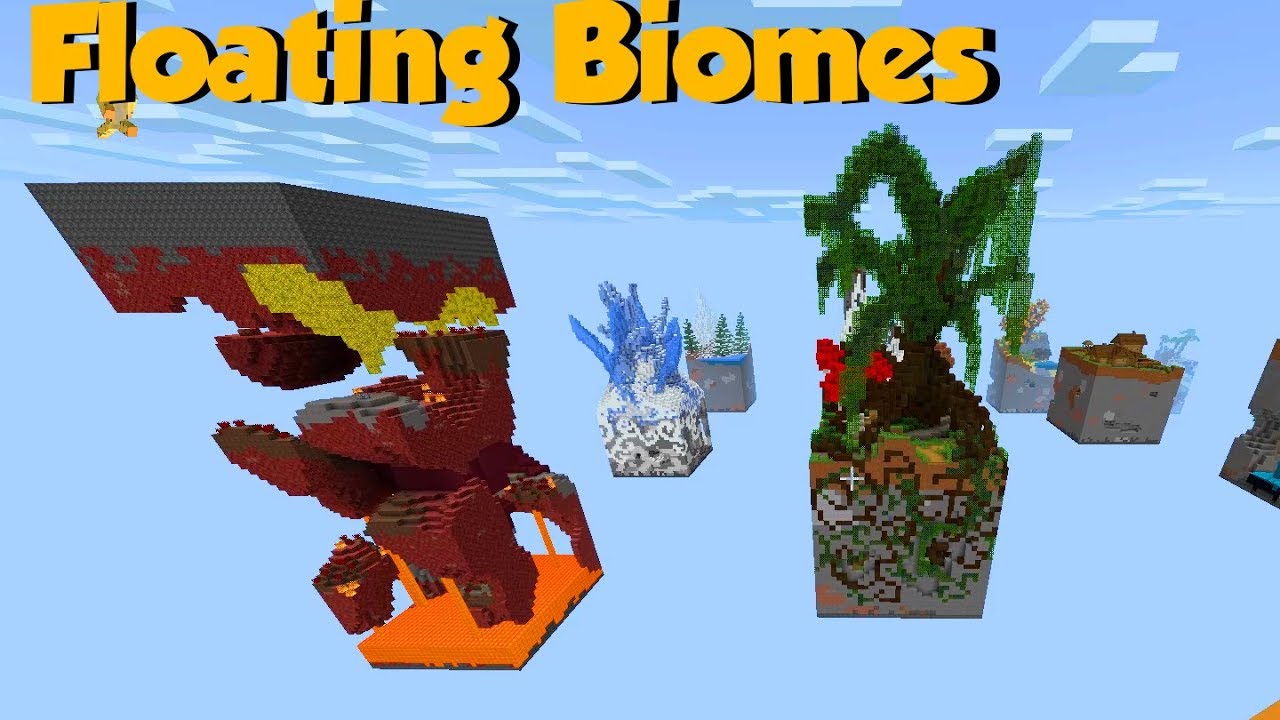 25 Floating Chunk Sized Biomes... Are they Worth Checking Out? - YouTube