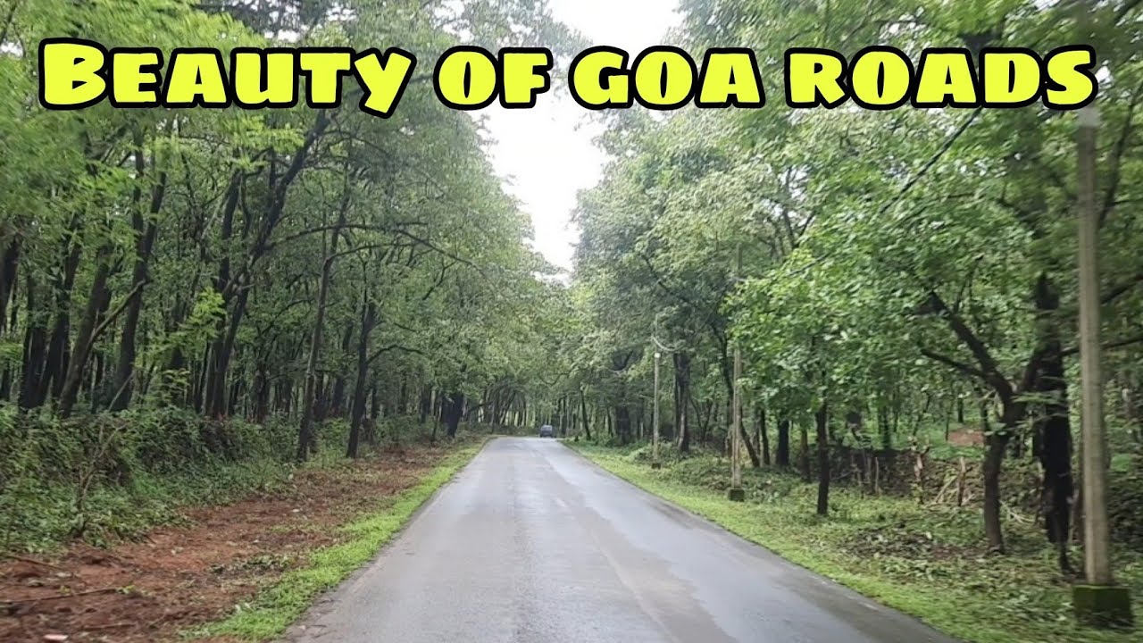 Beauty of Goa roads | Riding in north goa and south goa | Roads in goa ...