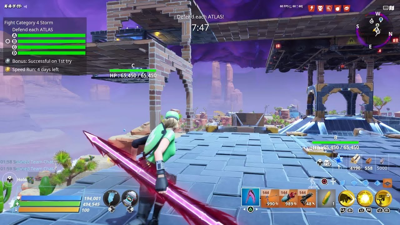 Fortnite stw 160 4 atlas - YouTube