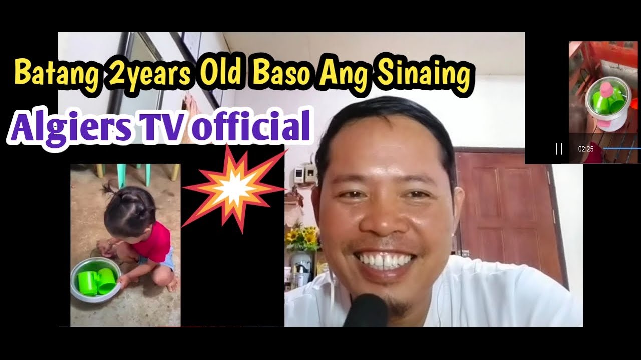 Batang 2years Old Nagsaing Ng Baso🤔@Algierstvofficial#pampagoodvibes ...