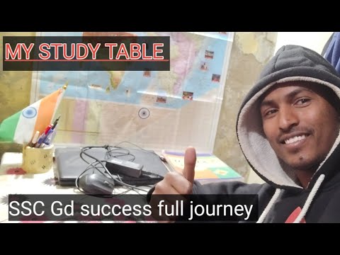 my study room / my success full journey SSC GD - YouTube