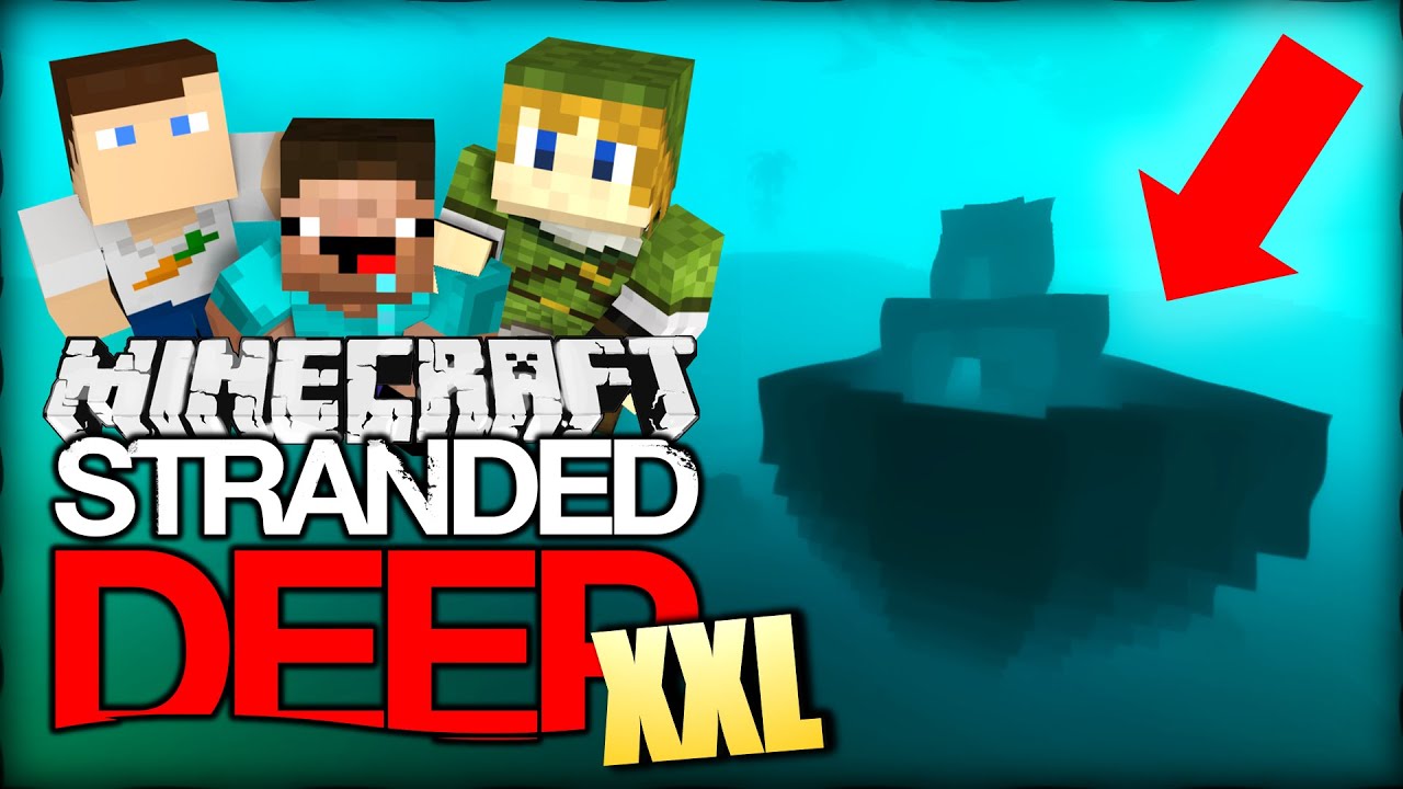 Minecraft STRANDED DEEP #11 - Keiner kommt in dieses Schiff! - YouTube