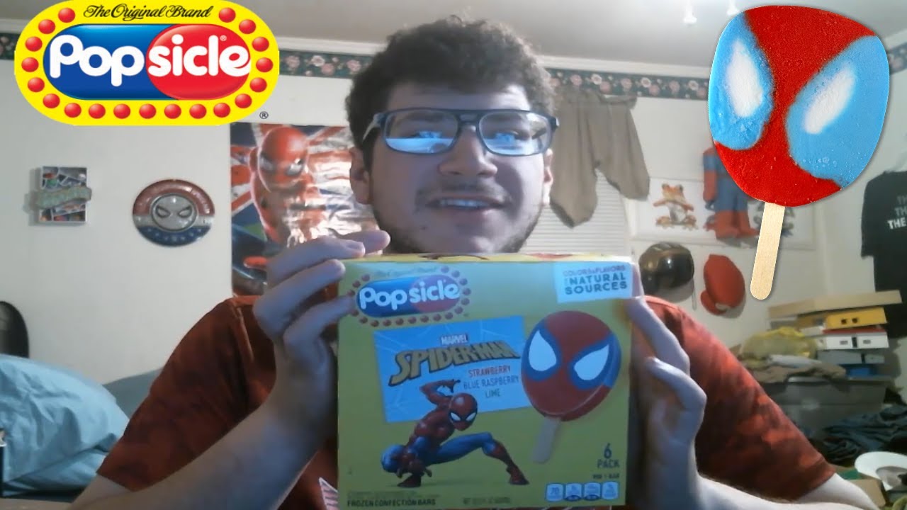 2022 Spider man Popsicle Review and Taste Test - YouTube