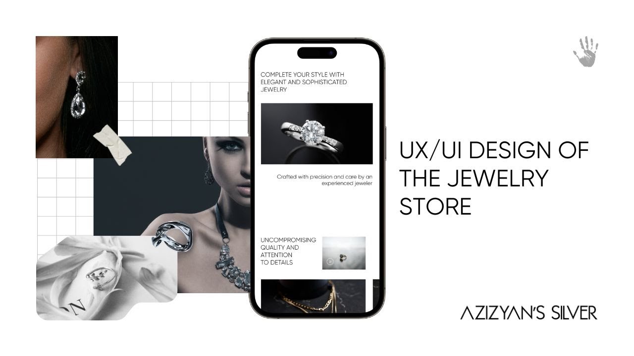 UX/UI design of jewelry store - YouTube